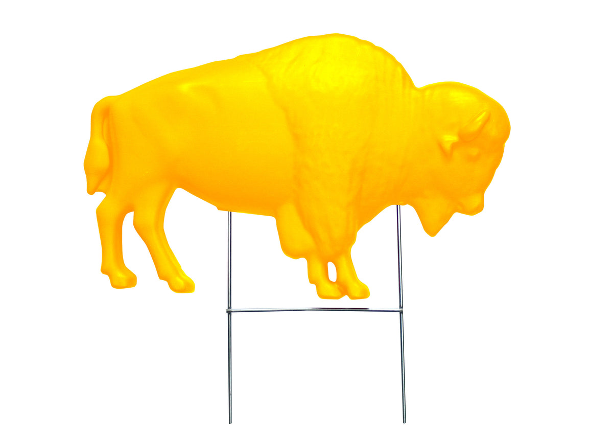 The Original Yellow Buffalo Lawn Ornament – GO Pink Buffalo